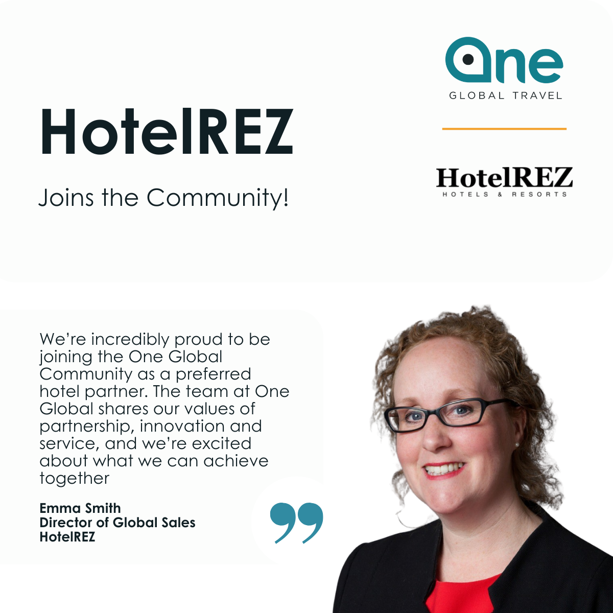 HotelREZ joins the One Global community - One Global
